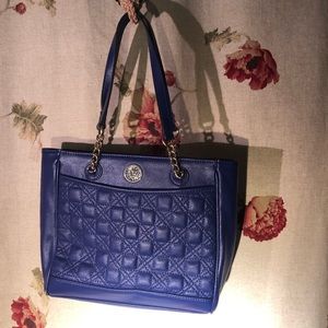 Anne Klein | Bags | Anne Klein Blue Handbag | Poshmark